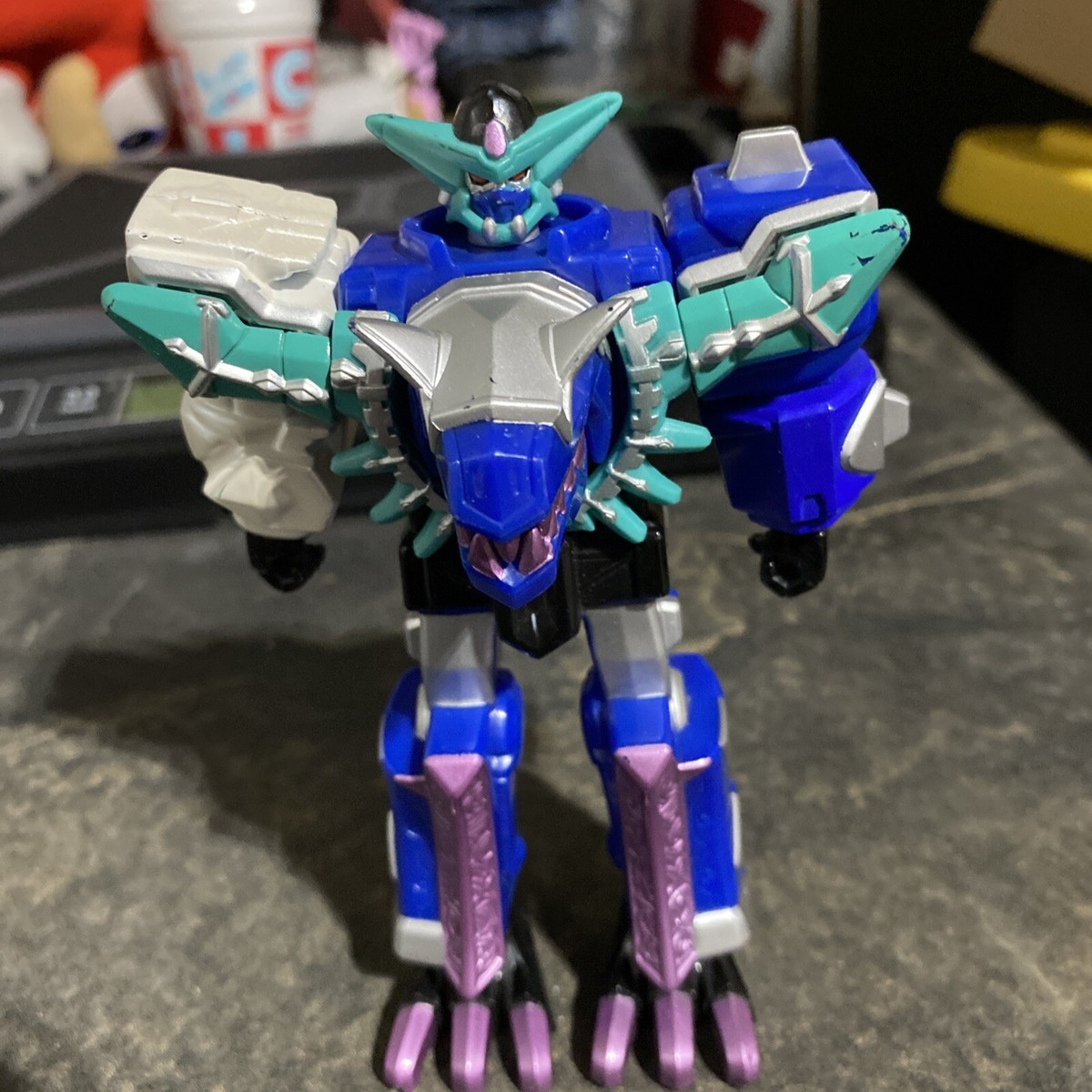 Power Rangers Dino Thunder Dx Blizzard Force Megazord Ebay