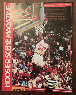 VINTAGE 1998 Indiana University Hoosiers Basketball Hoosier Scene ...