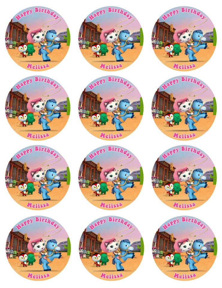 SHERIFF CALLIE Party Edible cake topper image | eBay