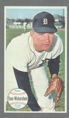 1964 TOPPS GIANTS BASEBALL #35 DAVE WICKERSHAM NM+ DETROIT TIGERS RARE ...