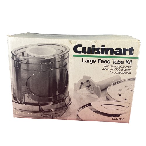 Cuisinart Large Feed Tube Kit DLC-852 In Box | eBay