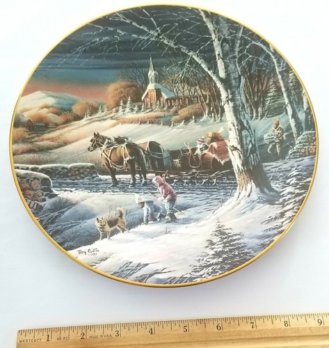 Terry Redlin "Almost Home" #5554 Collector Plate | eBay