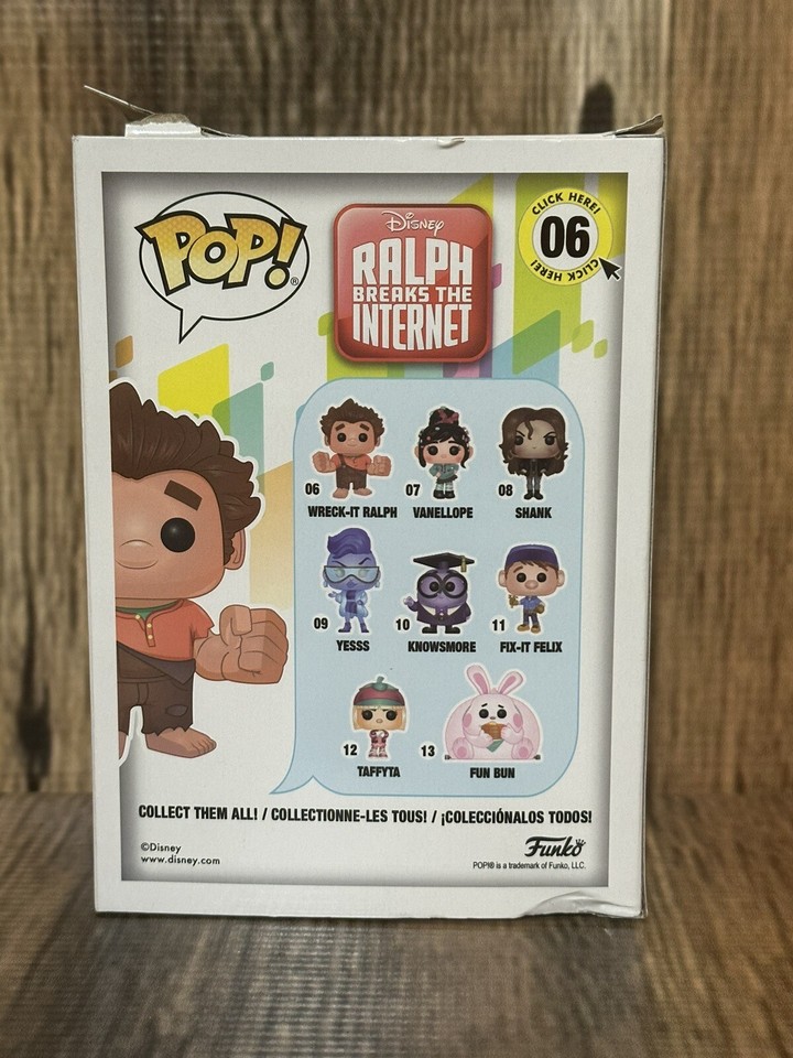Funko POP! Disney Ralph Breaks the Internet Wreck-It Ralph #6 Vinyl ...