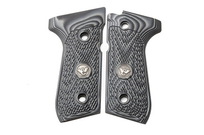 Wilson Combat Grips for Beretta 92/96 G10 - Ultra Thin Checkered - Gray ...