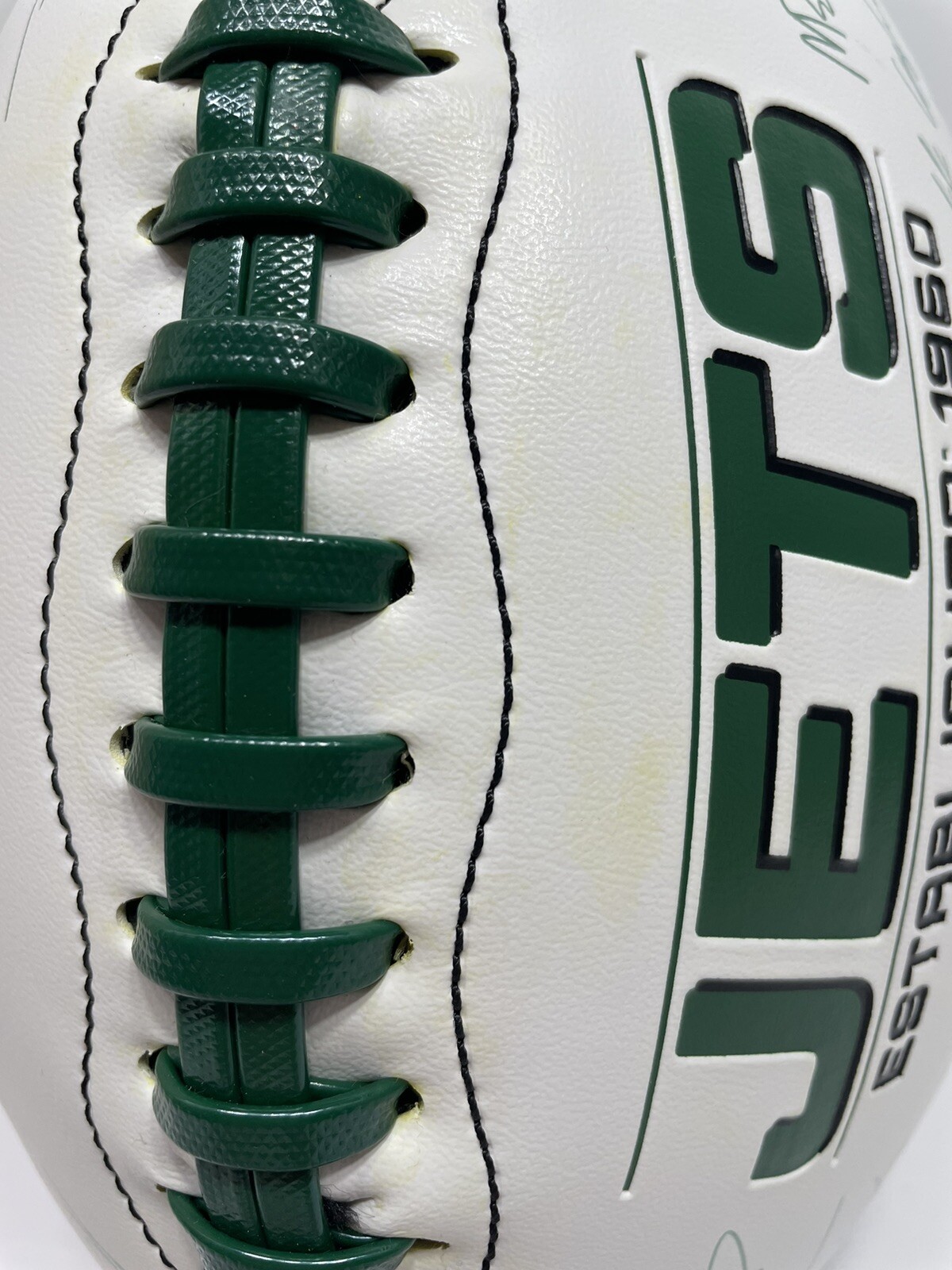 NEW YORK JETS NFL Team Roster Signature Football LIMITED EDITION Brand ...