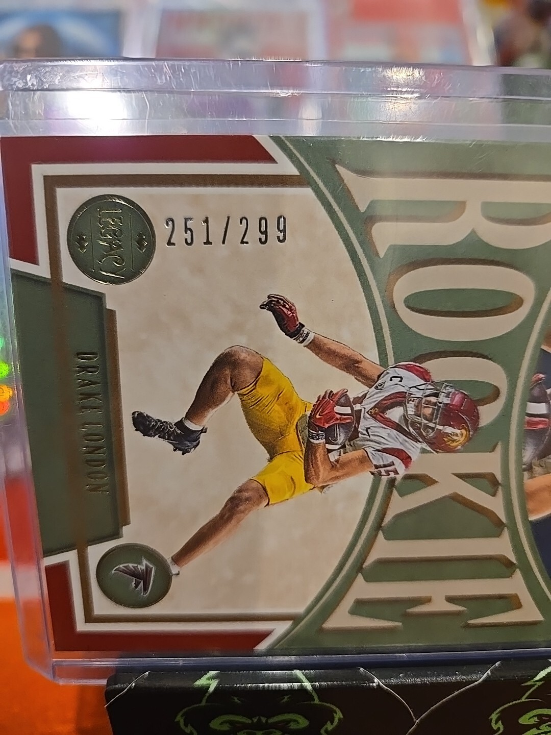 2022 Panini Legacy - Rookies Red #151 Drake London, Drake London /299 ...