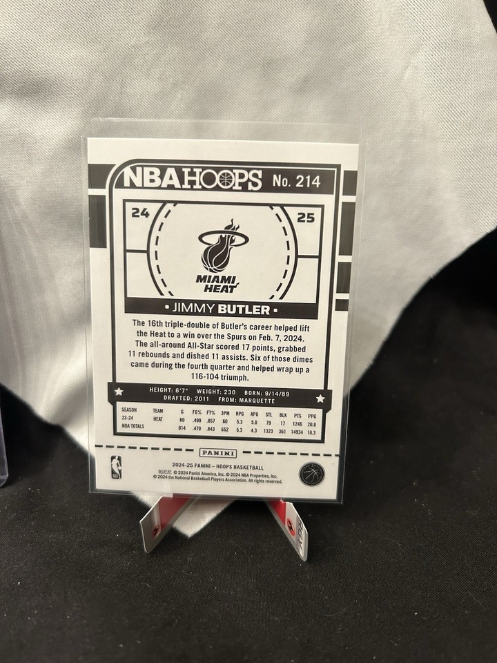 2024-25 Panini NBA HOOPS Jimmy Butler GREEN 1/8!!! Miami Heat ☄️ | eBay