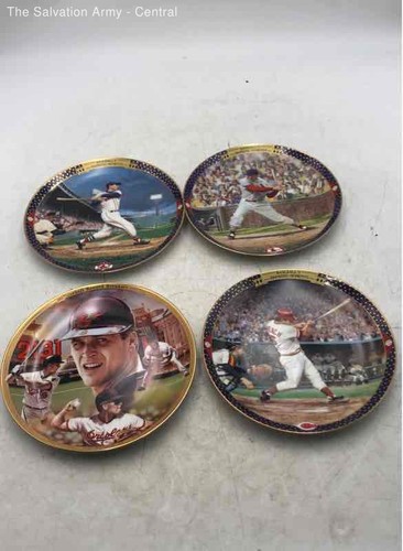 Boston Red Sox Ted Williams Decorative Baseball Collector Plates Lot Of ...