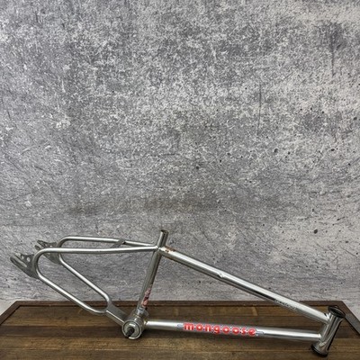 Vintage Mongoose BMX Bike Frame Looptail 1986 Chrome 20in 80s Dents ...