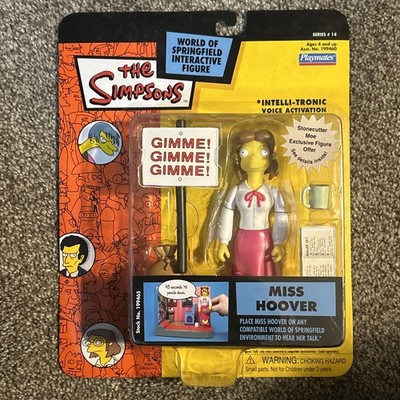 2003 The Simpsons Miss Hoover World Of Springfield Interactive Figure ...