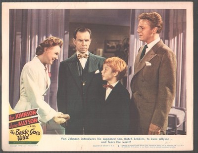 Bride Goes Wild 11"x14" Lobby Card #3 Van Johnson June Allyson Butch ...