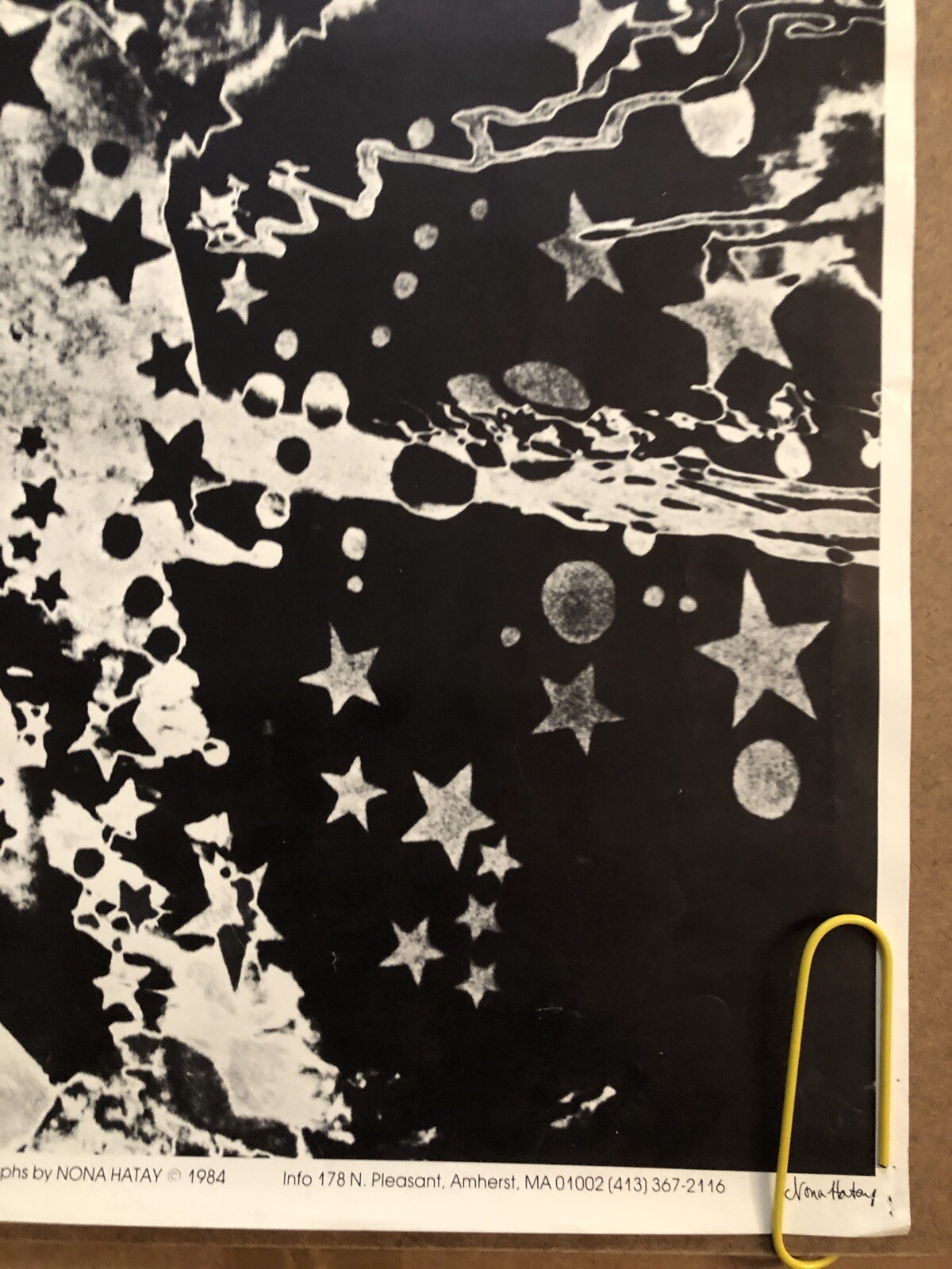 Original Vintage Poster Astro Man Jimi Hendrix Nona Hatay 1984 Music ...