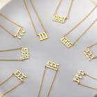 777 Lucky Angel Devil Number Charm Card Gold Woman Ladies Choker Chain ...