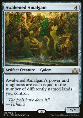 Magic the Gathering MTG Awakened Amalgam (175) Rivals of Ixalan LP | eBay