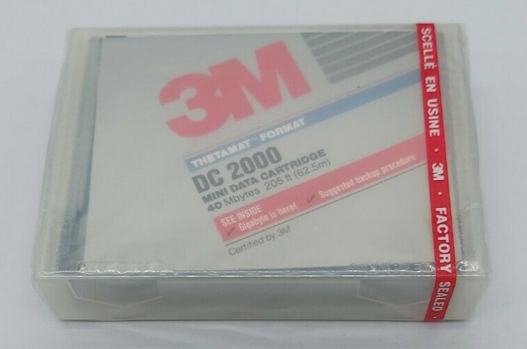 3M DC 2000 Mini Data Cartridge Tape 40 Minutes 205 FT for sale online ...