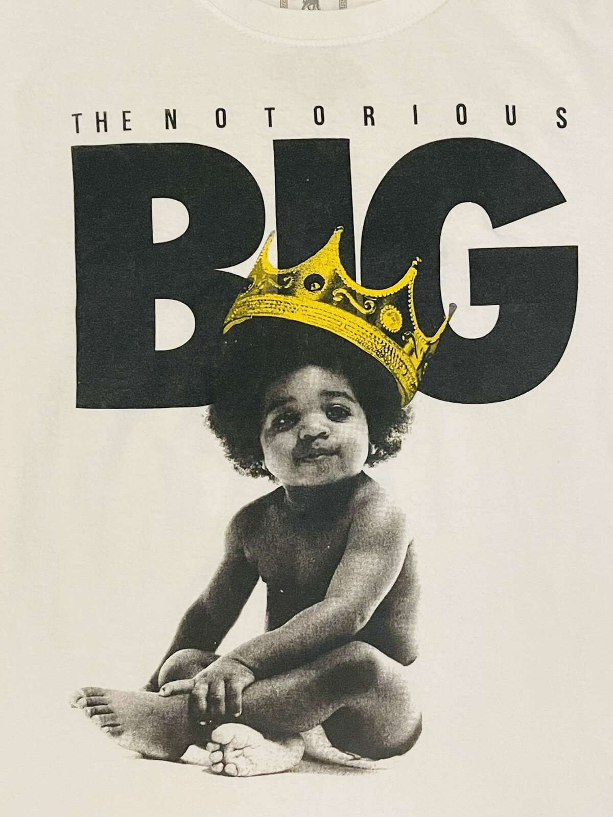 The Notorious Big Crown Brooklyn Mint White Graphic R… - Gem