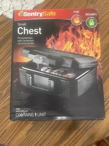 sentrysafe fireproof safe box with key lock | eBay