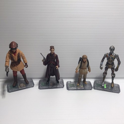 Star Wars Episode 1 The Phantom Menace CommTech Chip action figure lot ...