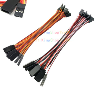 20Pcs Color Male to Female 200mm/20CM Servo Extent Lead Wire Cable For ...