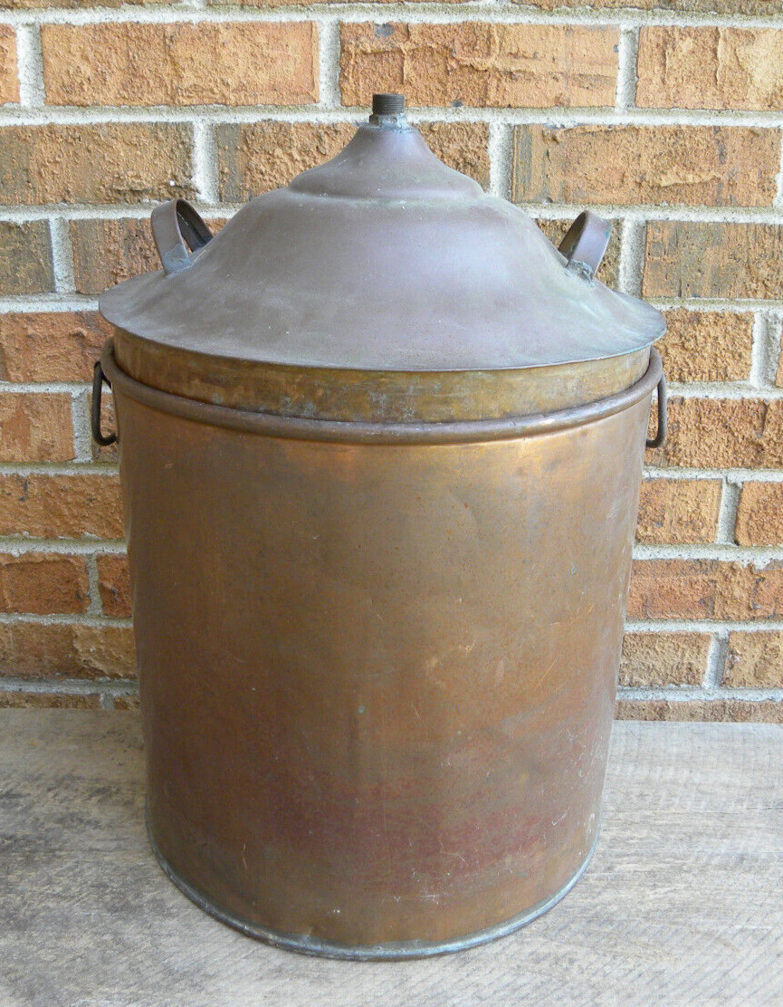 Vintage Copper Moonshine Still / Pot / Boiler, 5 Gallon??? ( READ ...