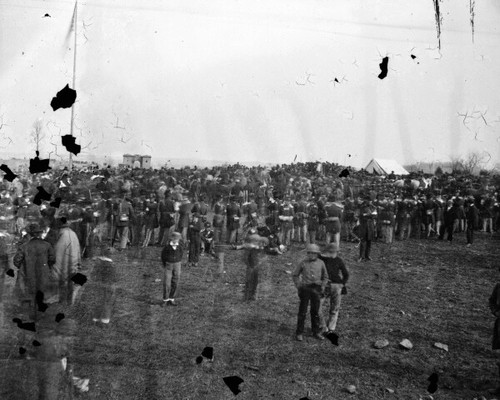New Civil War Photo: Crowd around Abraham Lincoln, Gettysburg Address ...