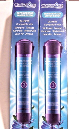 Clatterans CL-RF05 Refrigerator Water Filter NEW Factory Sealed Filter ...
