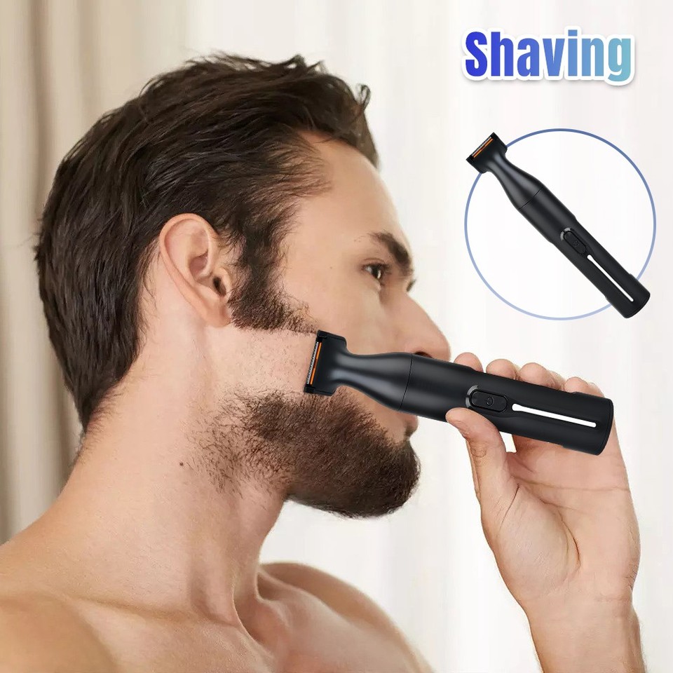 Electric Men Ear Beard Nose Hair Trimmer Eyebrow Mustache Remover ...