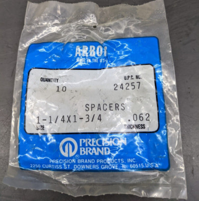 Milling - Arbor Spacers