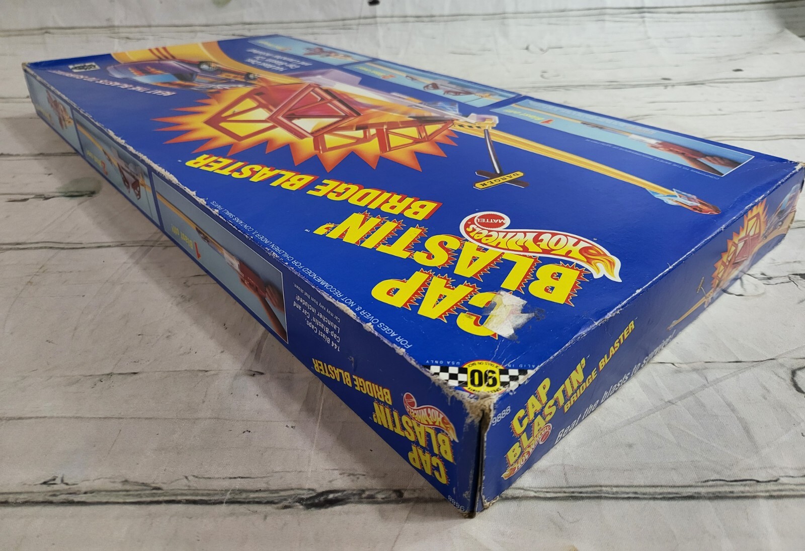 Vintage Hot Wheels #9888 Cap Blastin' Bridge Blaster Set 1990 Racing ...