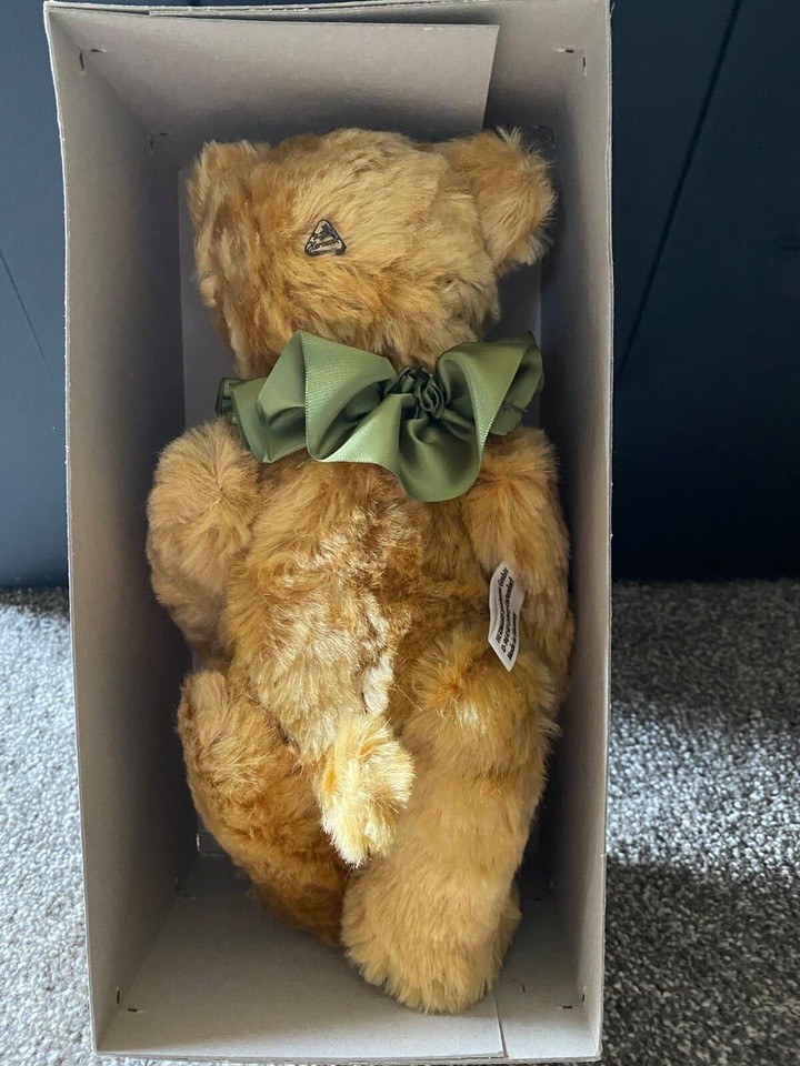 Hermann Teddy Bear Nicky Yes-No mechanism. The Tail Nods & Turns Head ...