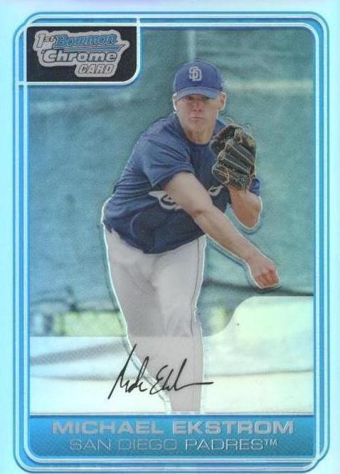 2006 Bowman Chrome - Prospects Michael Ekstrom #BC42 Refractor /500 (RC ...