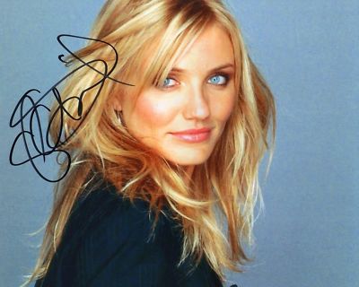 CAMERON DIAZ AUTOGRAPHED SIGNED A4 POSTER PHOTO PRINT | eBay UK