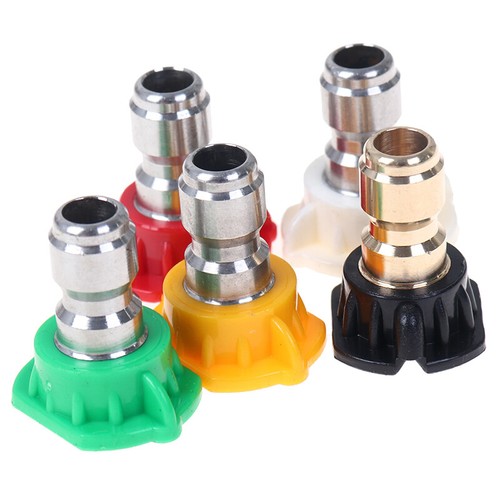 5pcs High Pressure Washer Spray Nozzle Quick Nozzle Tips 1/4 Quick ...