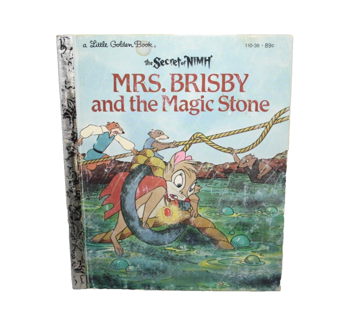 VTG Little Golden Book Mrs. Brisby & The Magic Stone The Secret Of NIMH ...