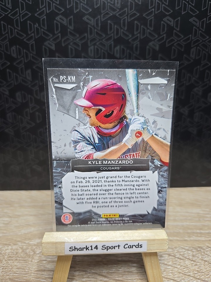 2021 Panini Prizm Draft Picks Kyle Manzardo Power Surge #PS-KM | eBay