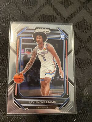 2022 2023 Panini Prizm Jaylin Williams Rookie Card RC Oklahoma City ...