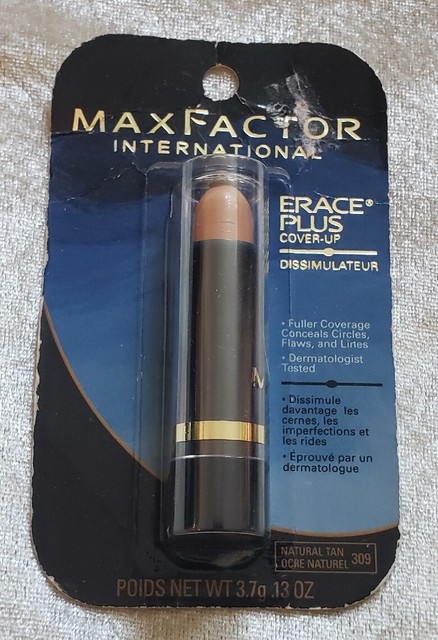 Max Factor Erace Plus Cover-up Natural Tan 309 for sale online | eBay