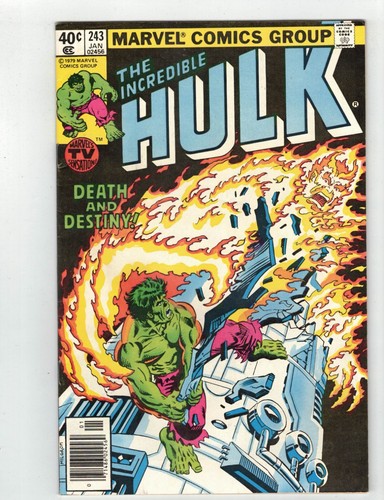 The Incredible Hulk #243 1979 VF+ | eBay