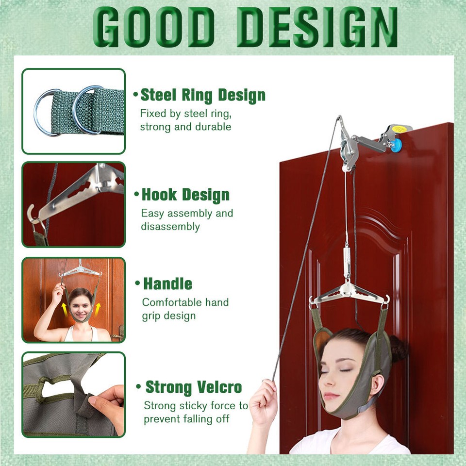 Cervical Neck Traction Device For Home Use Neck Sling For Spine ...