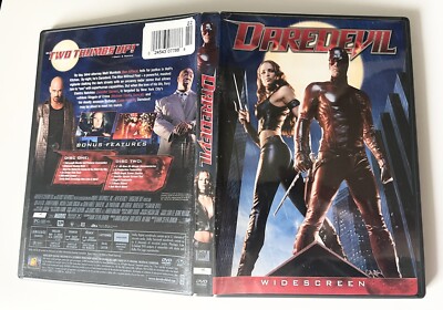 Daredevil (DVD 2-Disc Widescreen Movie) Ben Affleck, Jennifer Garner ...