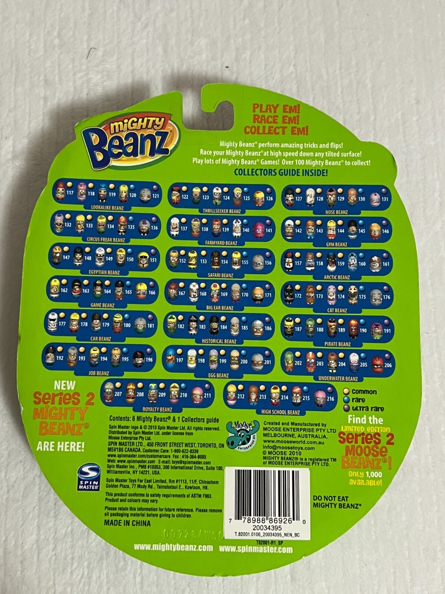 Mighty Beanz List