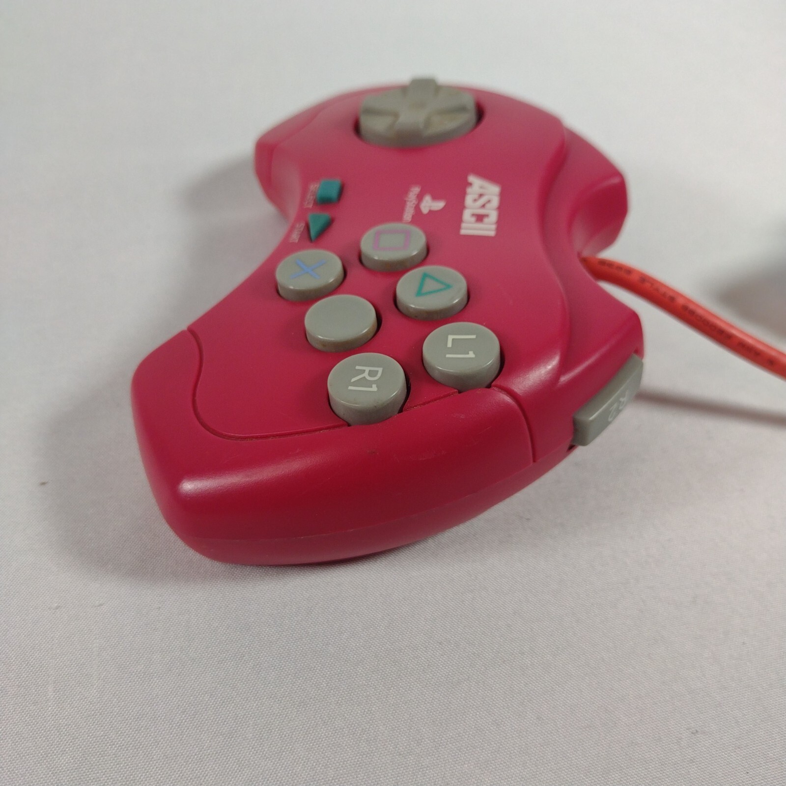 ASCII PAD FT2 CAPCOM Version ASC-0524c Red Sony PlayStation 1 PS1 ...