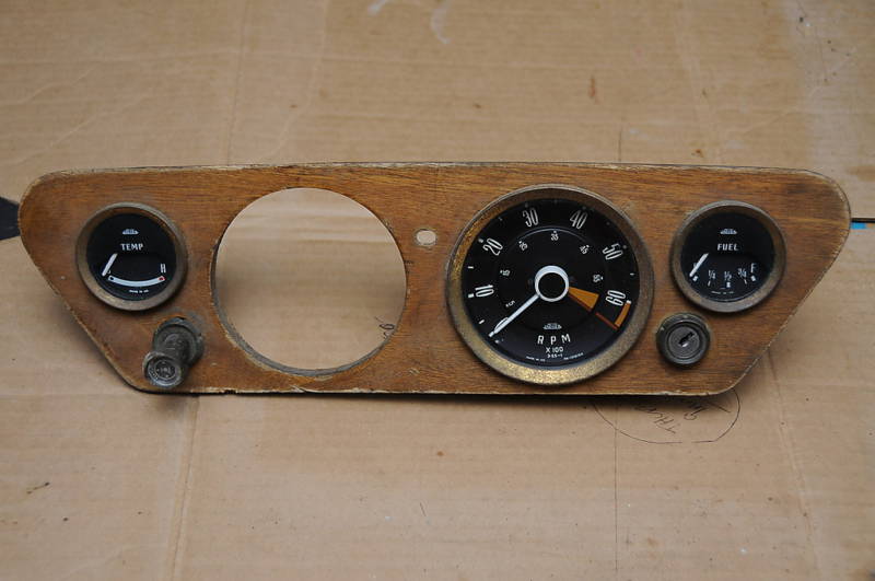TRIUMPH SPITFIRE INSTRUMENT SET: TACH FUEL & TEMP GAUGE | eBay