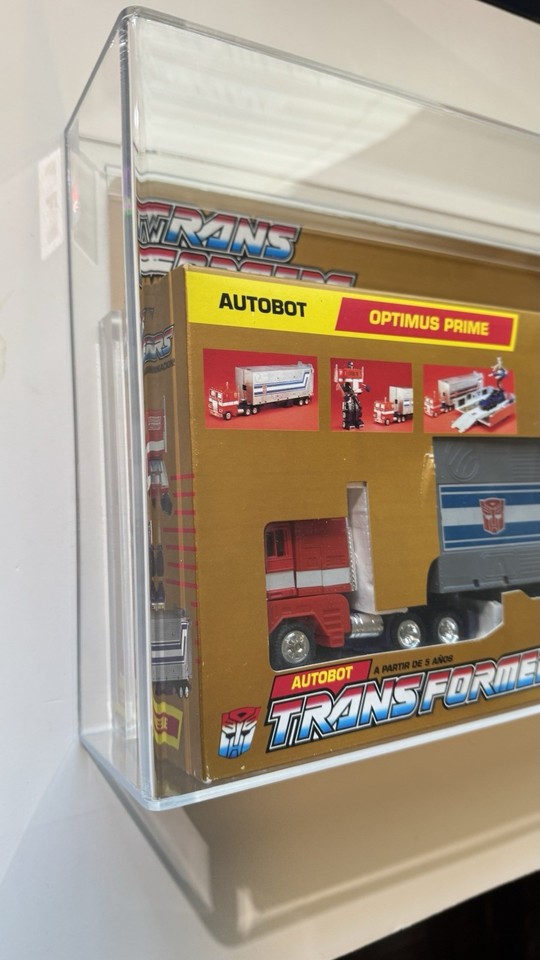 European 1991 Optimus Prime Gold Box Transformers G1 Spanish Version ...
