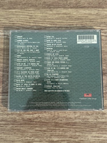 Grease CD The Original Motion Picture Digitally Remastered Sound Track ...