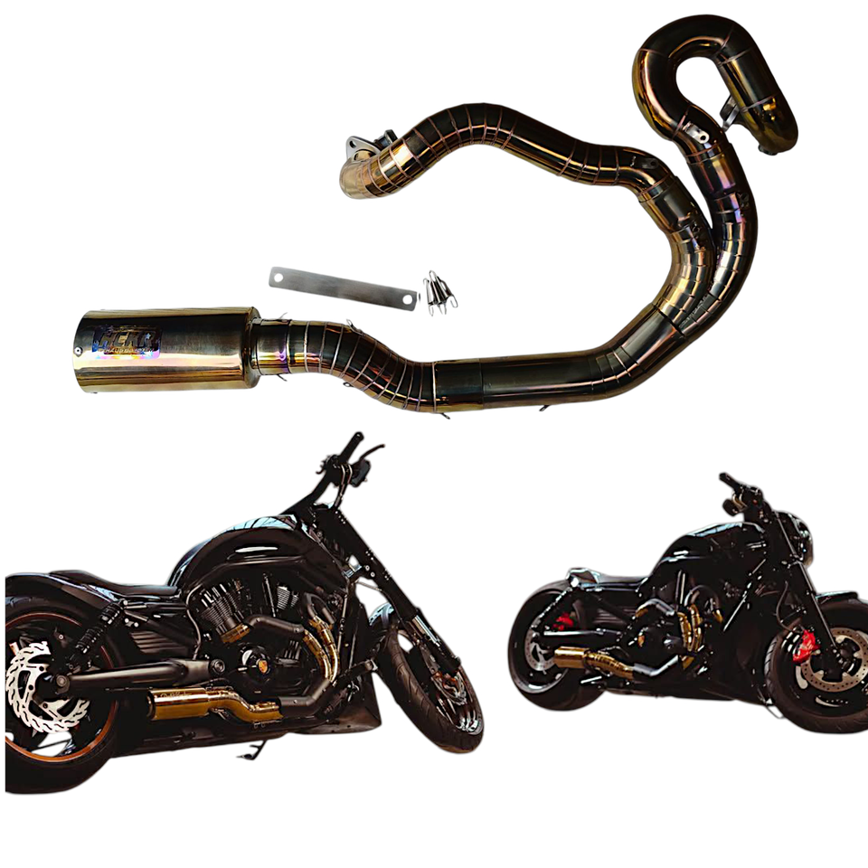 Custom Exhaust System Fit For Harley Davidson V-ROD VRSCF/ V ROD VRSCA ...