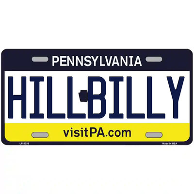 Hillbilly Pennsylvania Metal Sign | eBay