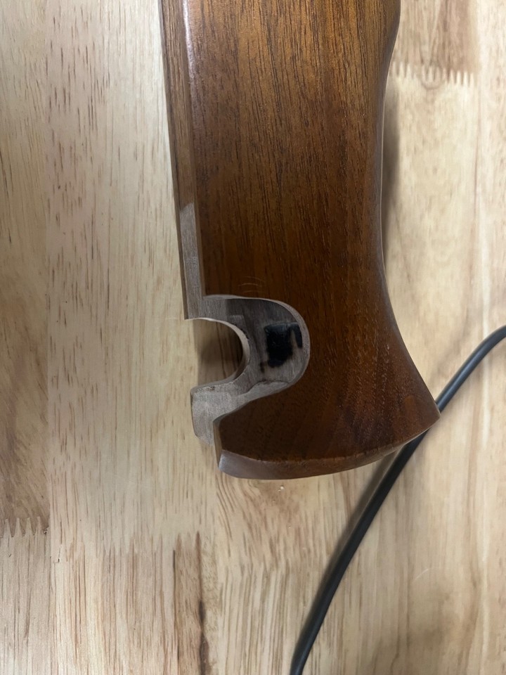 Theoben rapid 7 stock MK 1 modified to fit DR Bob quick fill and gauge ...