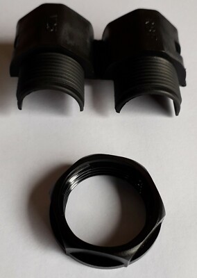 2 x packs of 25mm 10 pack 2 Part Gland for 25mm Flexible Conduit copex ...