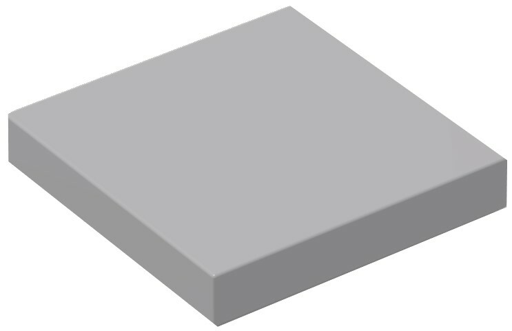☀️100x NEW LEGO Medium Stone Grey 2x2 Flat Tiles #3068 light bluish ...